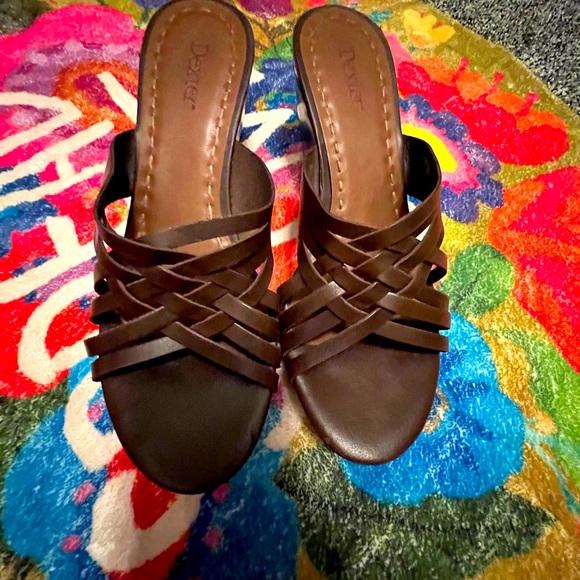 Dexter | Shoes | Dexter Faux Leather Wedges | Poshmark